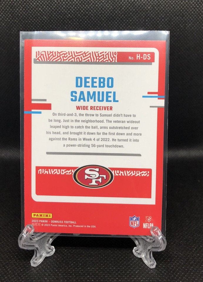 2023 Panini Donruss Football Deebo Samuel Highlights #H-DS San ...