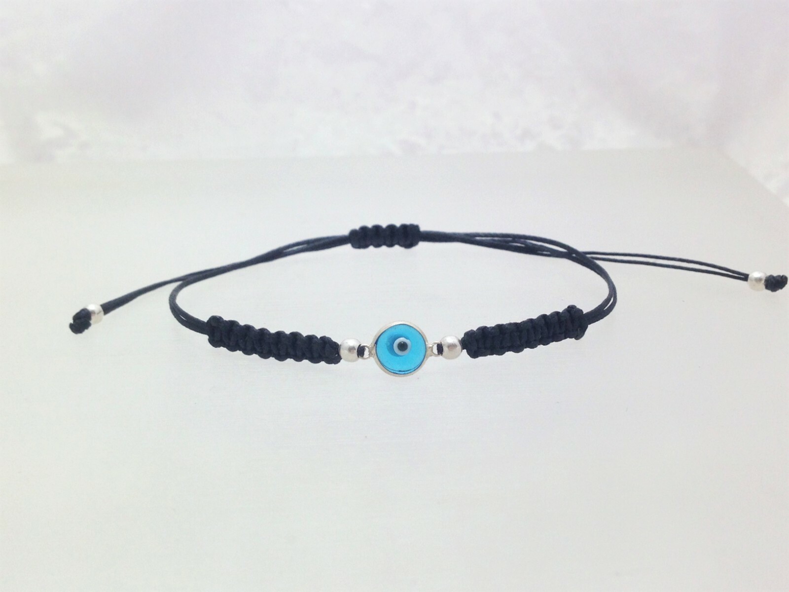 Red String Evil Eye Macrame Adjustable Bracelet Evil Eye Jewelry Gift ...