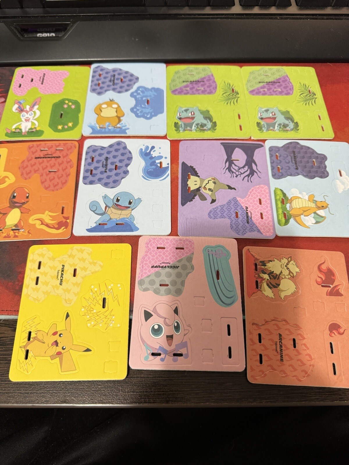 COLES Pokemon Builder Bulbasaur Psyduck Sylveon Squirtle Charmander ...