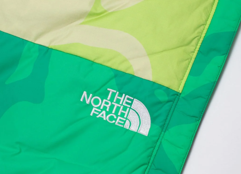 KAWS The North Face Retro 1996 Nuptse Pants Safety Green Large TNF Ski ...