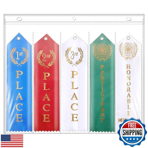 Award Ribbon Organizer Sleeves, Award Ribbon Holder, Swim Ribbon Holder ...