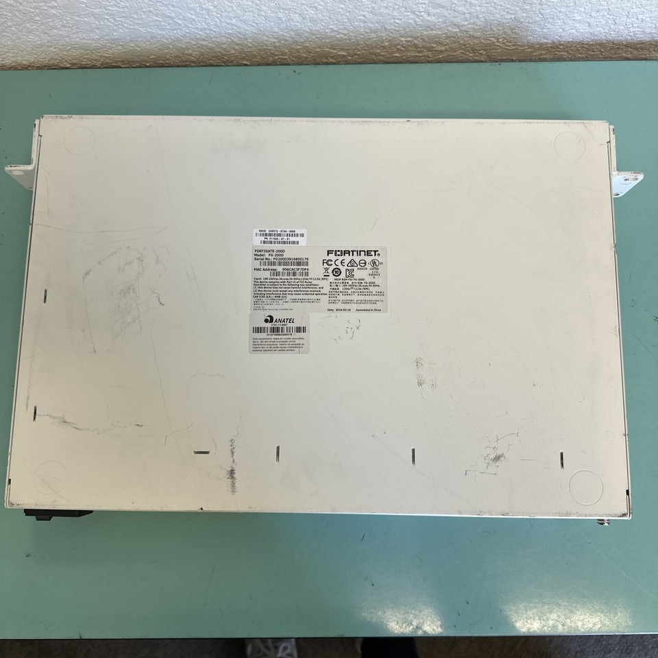 Fortinet FortiGate FG-200D 16 Port Network Security Firewall w/ Rack ...