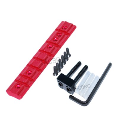 Red Ruger 1022 Scope Base Mount & V Block Stabilizer, With Bolt Screw ...