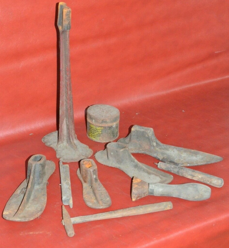 Warranted Cast Iron Cobblers Anvil Shoe Repair Stand Forms 16 17 18 ...