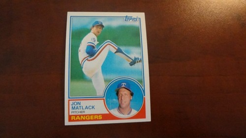 1983 TOPPS # 749 JON MATLACK BASEBALL CARD | eBay