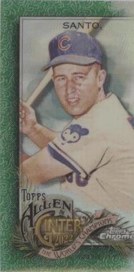 2022 Topps Allen & Ginter Chrome - Ron Santo #188 Mini Green Refractor ...