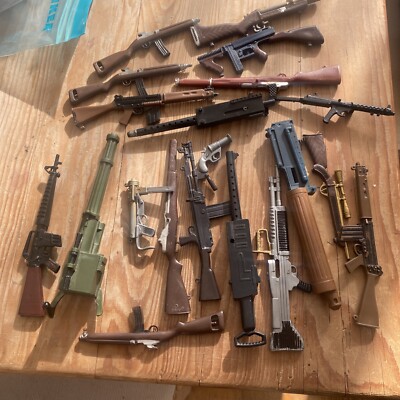 vintage action man machine guns | eBay UK
