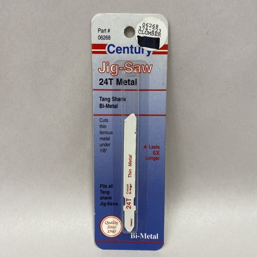 Century 06268 Bi-Metal Cobalt 24T Jig-Saw Blade Tang Shank | eBay