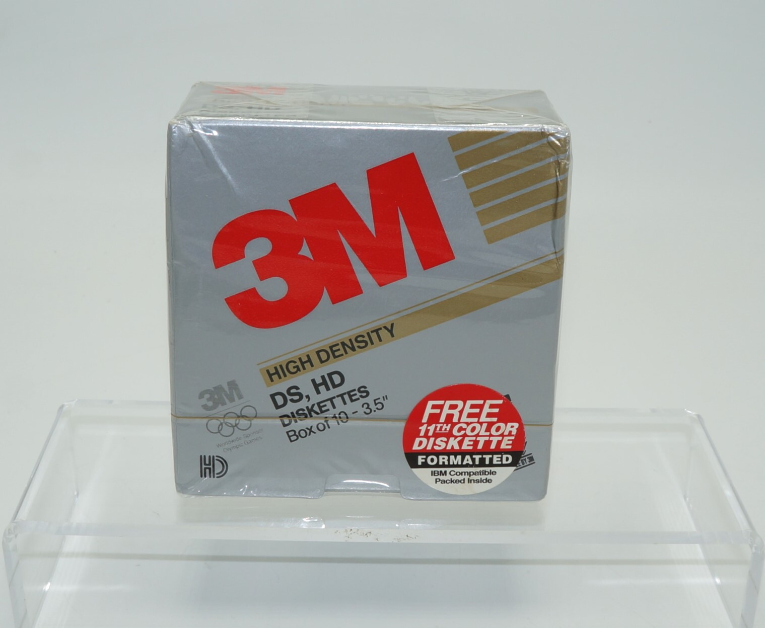 3M High Density DS HD 3.5" Diskette - Box of 10 (12513) for sale online ...