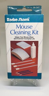 NIB Radio Shack Mouse Cleaning Kit NOS | eBay