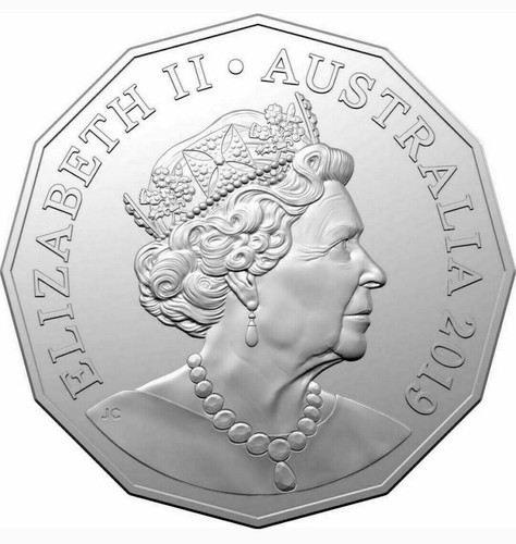 2019 50 CENT COIN - 50c - EXTREMELY LOW MINTAGE - JC - RARE AND HARD TO ...