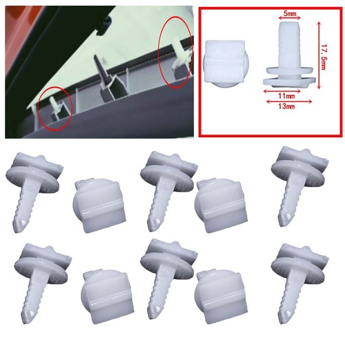 10PCS Interior A-Pillar Trim Clips For Ford Fiesta Focus Mondeo Sierra ...