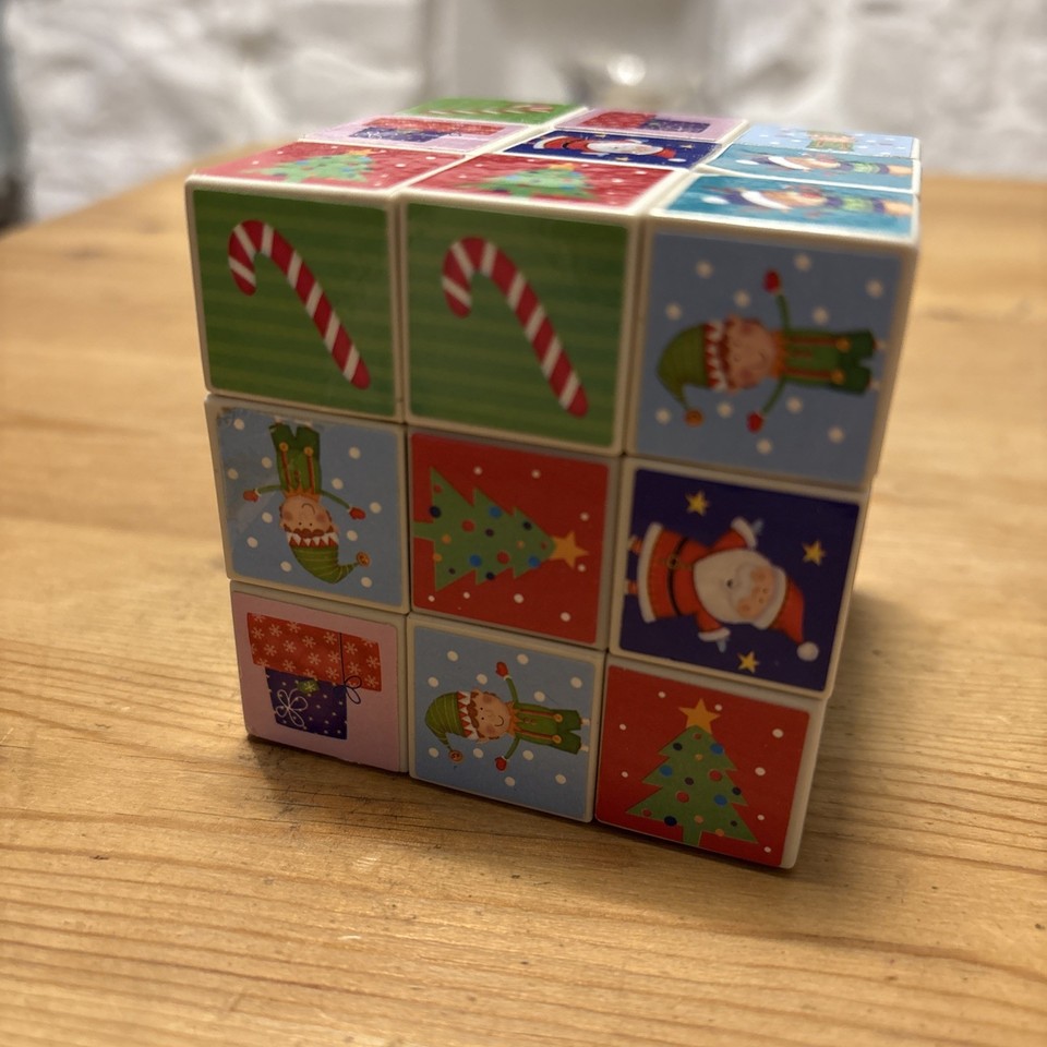 Christmas Rubix Cube Puzzle Toy | eBay UK