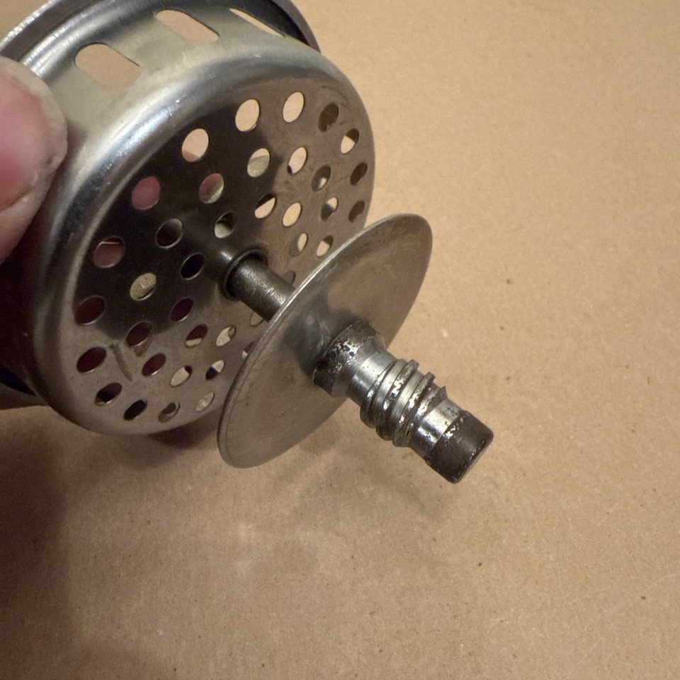 Stainless Steel Kitchen Sink Strainer Stopper Drain Basket SCREW Waste ...
