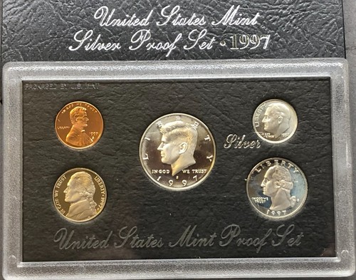 1997 US MINT SILVER PROOF SET W/PAPERS & OGP | eBay