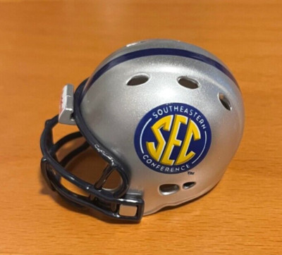 Riddell pocket pro football helmet SEC Conference REVOLUTION silver | eBay