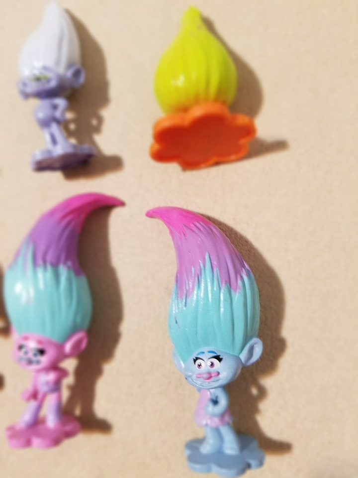Trolls Figures Lot - 8 Piece Set Trolls Movie Mini Action Toys DWA ...