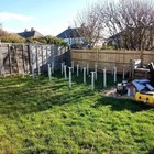 Extra Heavy Duty Round Ground Screw Post Spike Post Anchor Support Post ...