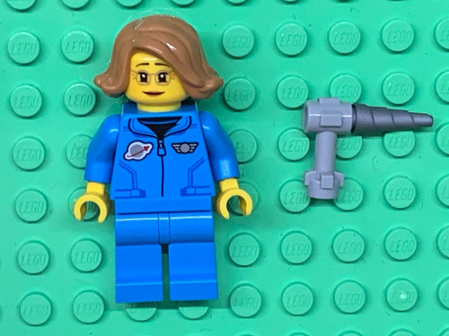 LEGO CTY1422 Minifig ASTRONAUT Tool Horn 60349 NASA Lunar Space Station ...
