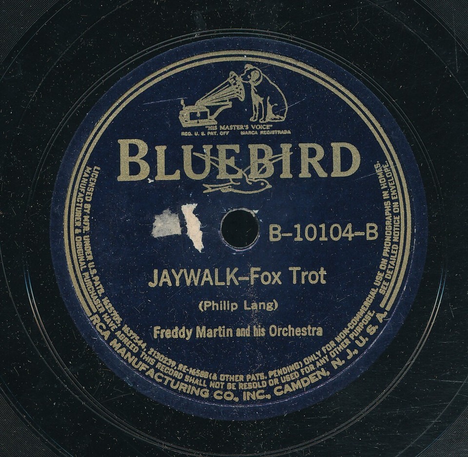 78tk-dance-BLUEBIRD 10104-Freddy Martin-(Bye-Lo-Bye Lullaby/Jaywalk) | eBay