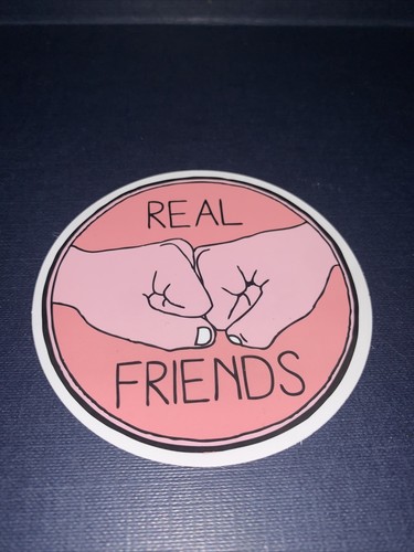Real Friends Vinyl Sticker - Fist Bump / Spud Sticker For Car /wall ...