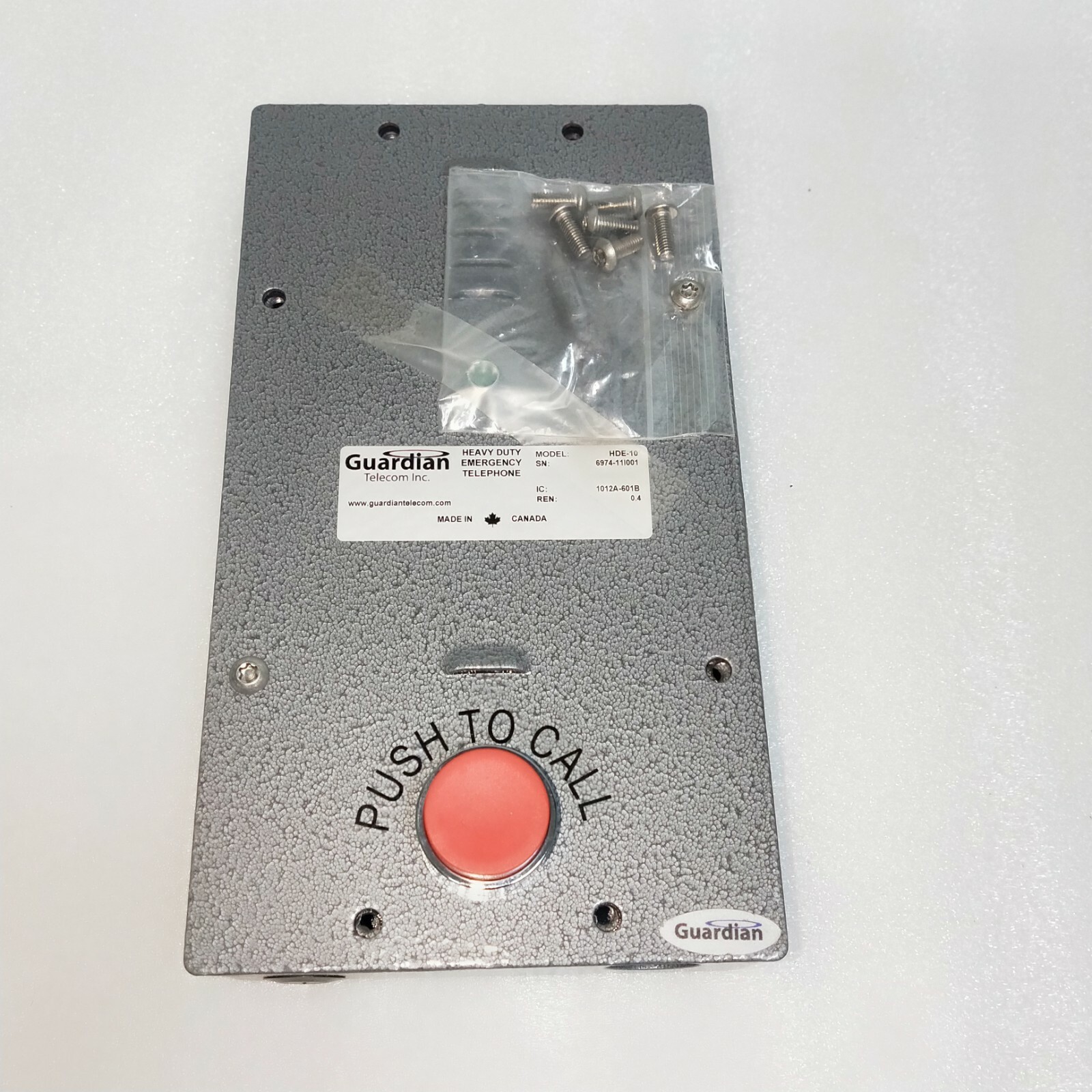 GUARDIAN HEAVY DUTY EMERGENCY TELEPHONE HDE-10 | eBay