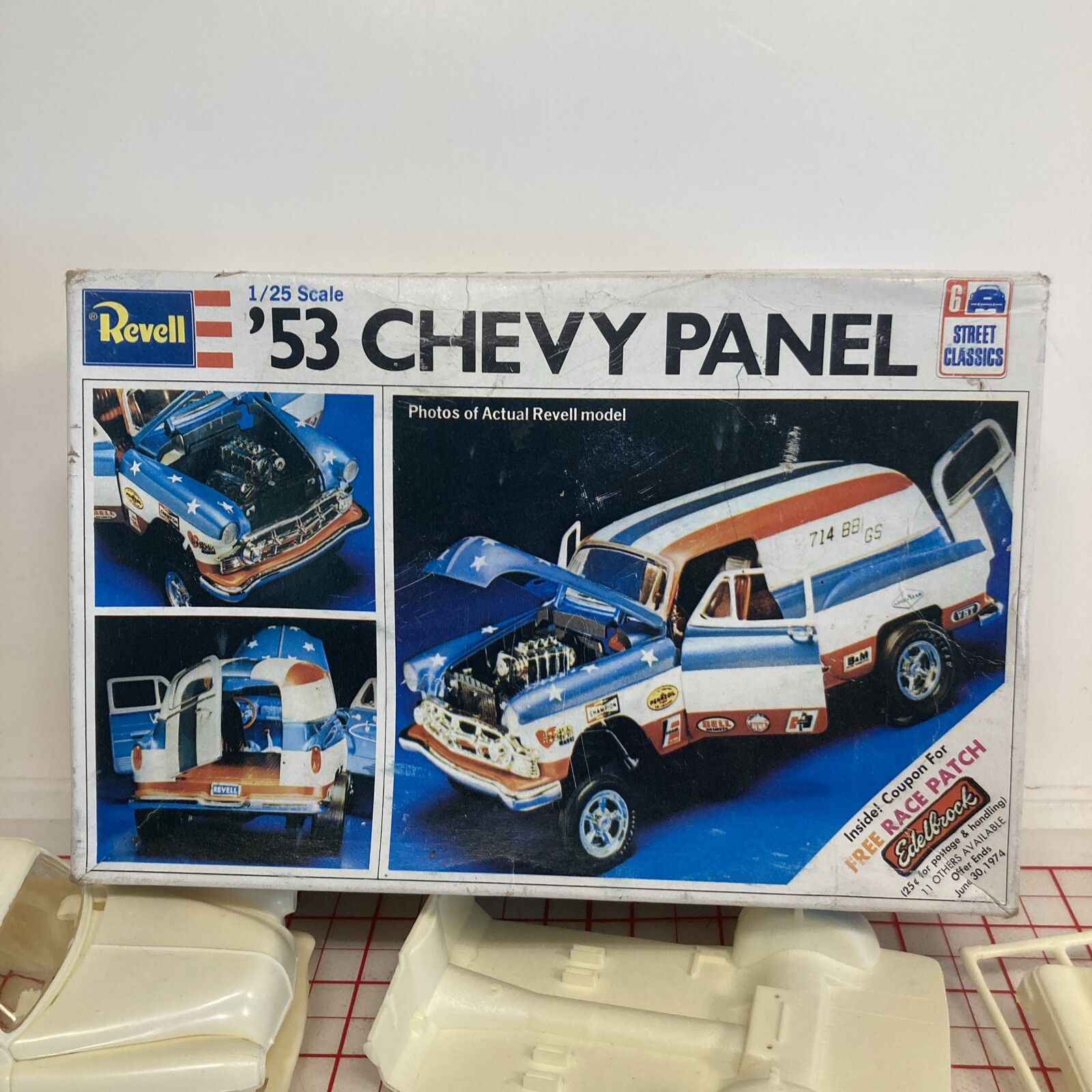 Revell '53 Chevy Panel Truck Stars And Stripes, Rare Edelbrock Special ...