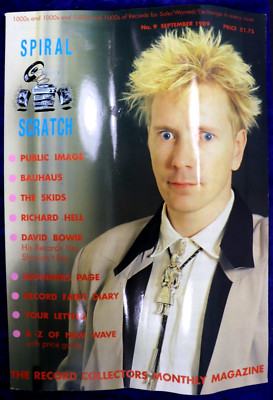 SPIRAL SCRATCH Magazine #9 1989 David Bowie The Skids Richard Hell ...