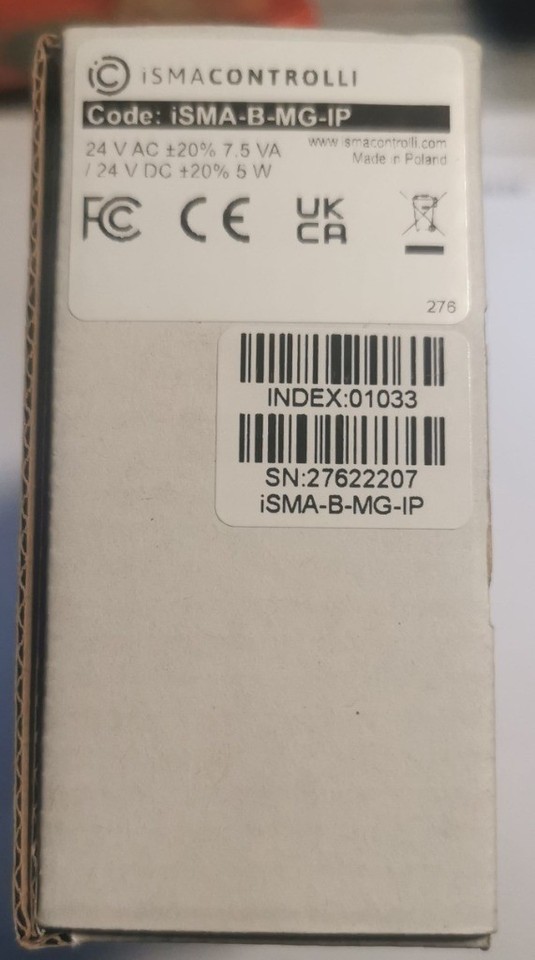 ISMA CONTROLLI ISMA B MG IP Counter Interface Gateway MBUS IP | eBay Australia