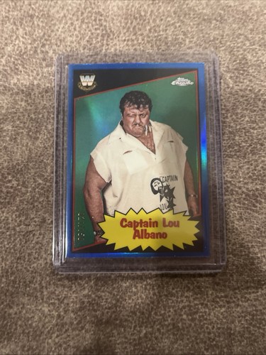 2025 Topps Chrome WWE - 1985 Topps Legends Blue Refractor #85TL-CL Lou ...
