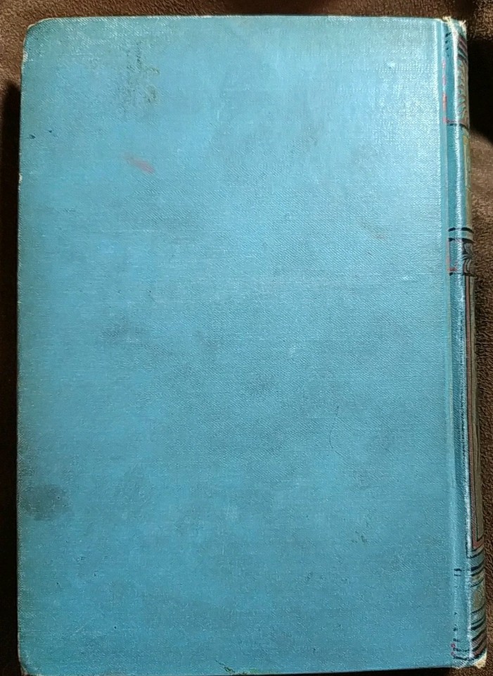 1890 ANTIQUE BOOK VICTORIAN ART NOUVEAU BLUE COVER GOLD GILT LONGFELLOW ...