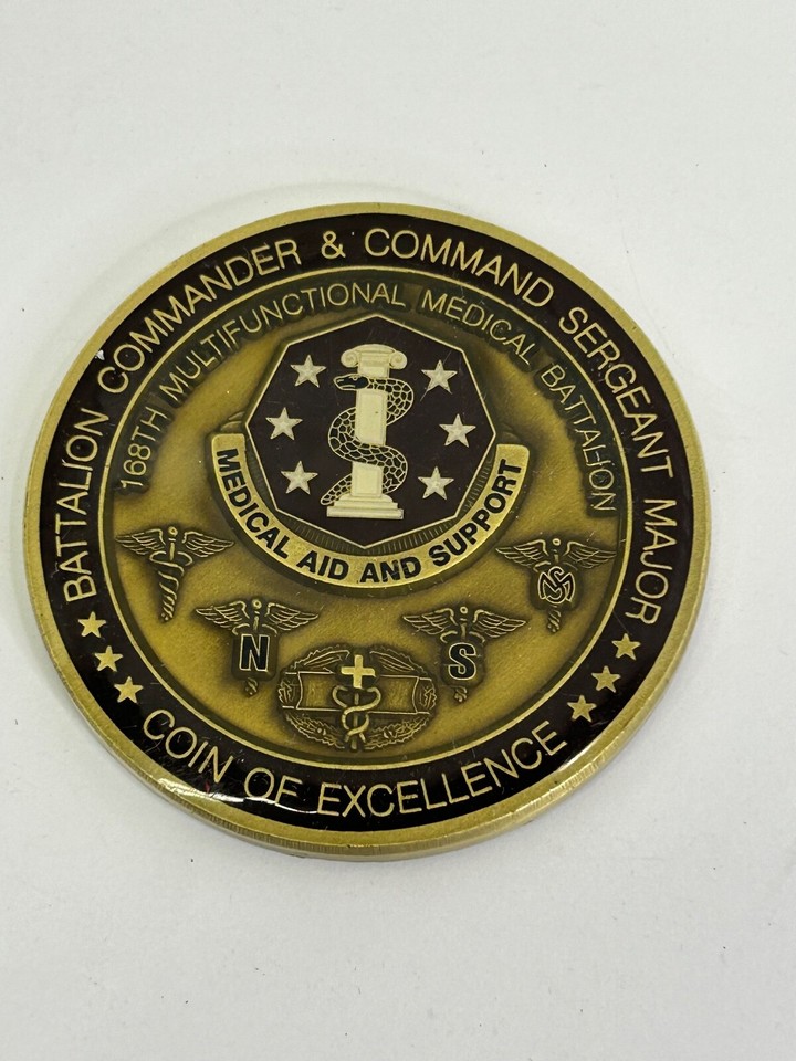 US Army 168th Multifunctional Medical Battalion Commanders Large ...