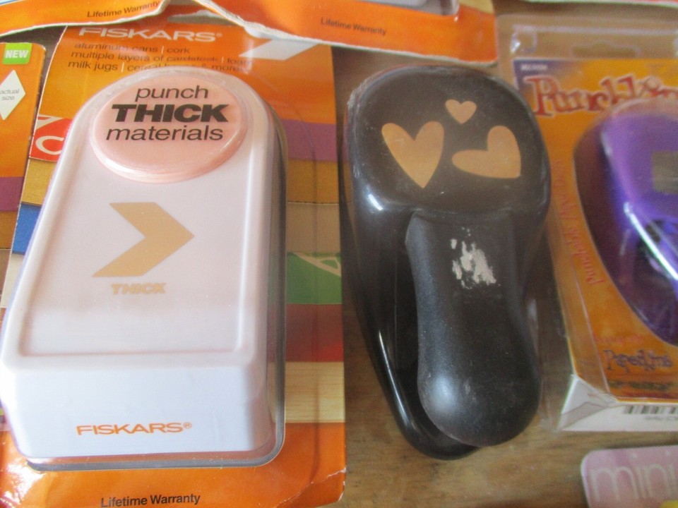 Fiskars Scrapbook Crafting Punches lot of 18 | eBay