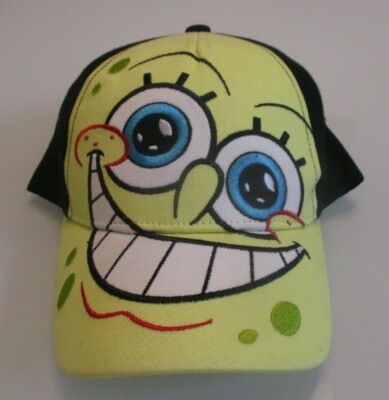 NWT Spongebob Squarepants "Happy as a Clam" Toddler Boys Black Baseball ...