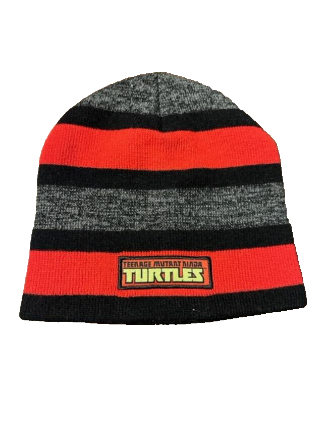 NEW TNMT Teenage Mutant Ninja Turtles KNIT BEANIE striped Hat | eBay