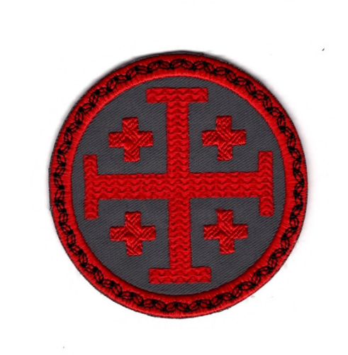 Knights Templar Battle Flag Patch Embroidered Iron On Cross Patch | eBay