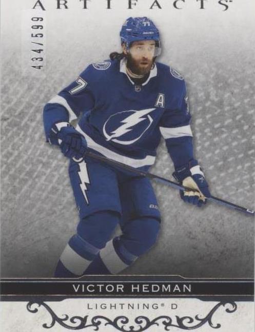 2021-22 Upper Deck Artifacts - Stars Victor Hedman #143 /599 for sale ...