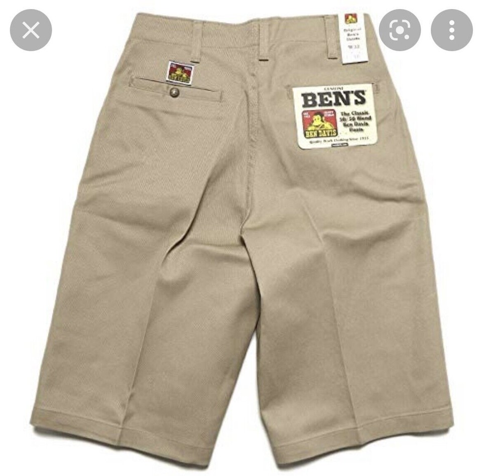 Original Ben Davis Shorts Khaki | eBay