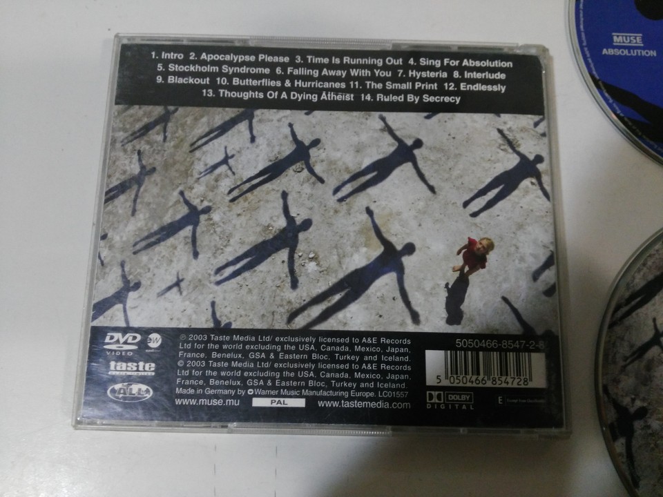 Muse Absolution CD+DVD Special Edition 2003 UK Edition | eBay