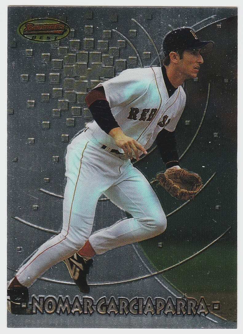1997 BOWMAN'S BEST #177 NOMAR GARCIAPARRA Boston Red Sox Baseball Card ...