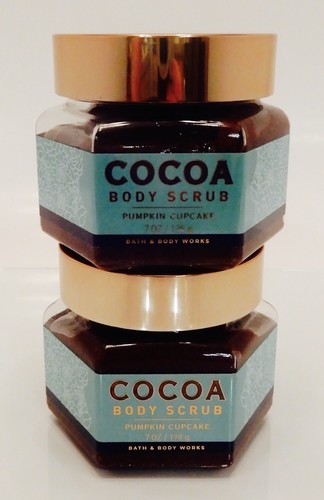 2 BATH & BODY WORKS PUMPKIN CUPCAKE COCOA BODY SCRUB 7oz 198g NEW! | eBay
