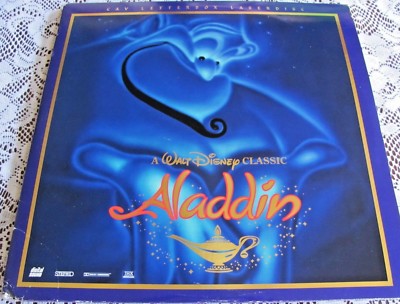 Disney Aladdin LaserDisc Manufactured In Japan Printed In USA 1662CS ...