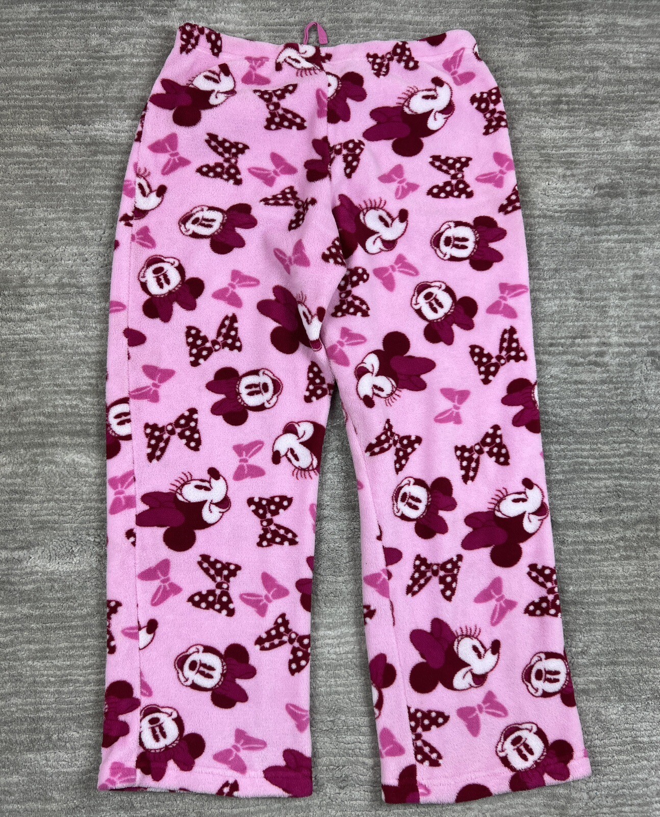 Disney Minnie Mouse Pajama Pants Womens Large Pink Al… - Gem
