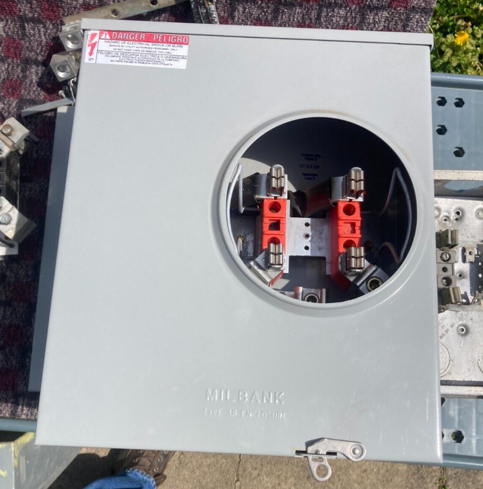 JUST THE COVER Milbank Meter Socket Parts Pan Series U-200 SWUG, Type ...