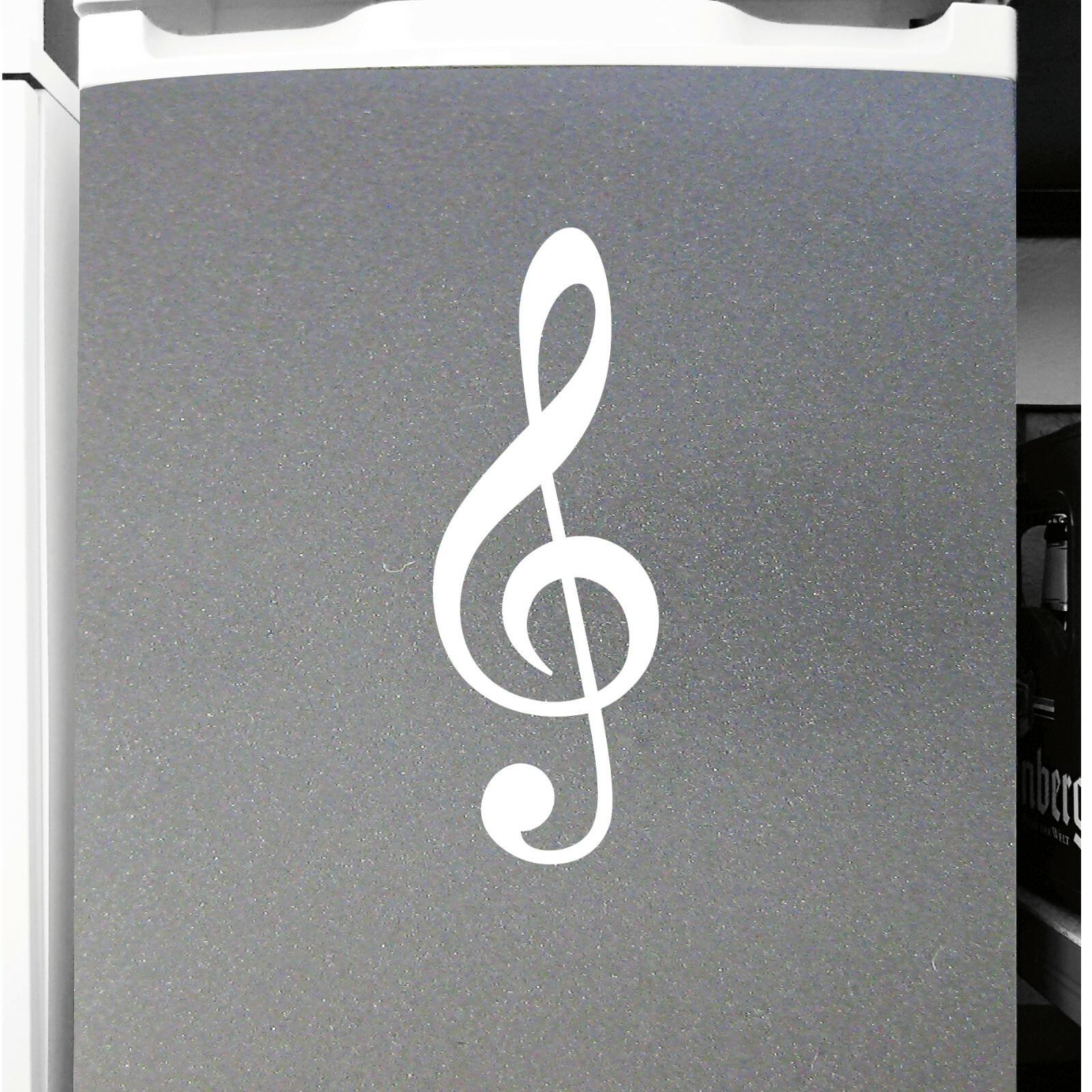 Clef 40cm White Clef Car Wall Door Window Sticker Tattoo | eBay