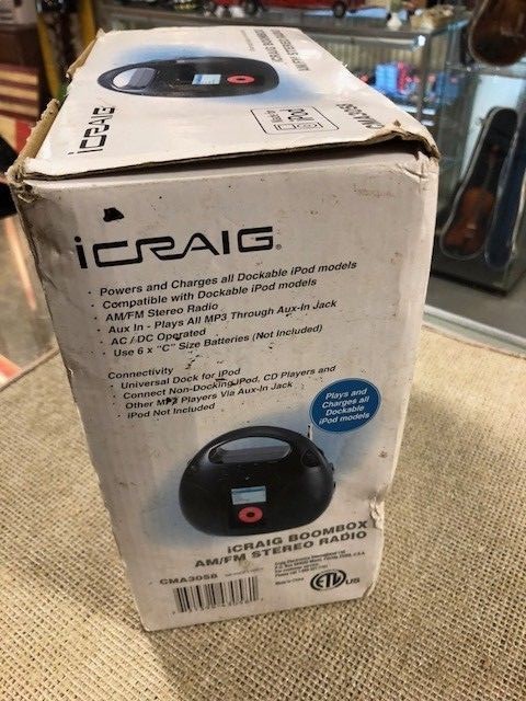 Brand New In box Icraig Cma3058 am/ fm Stereo Radio Portable made for ...
