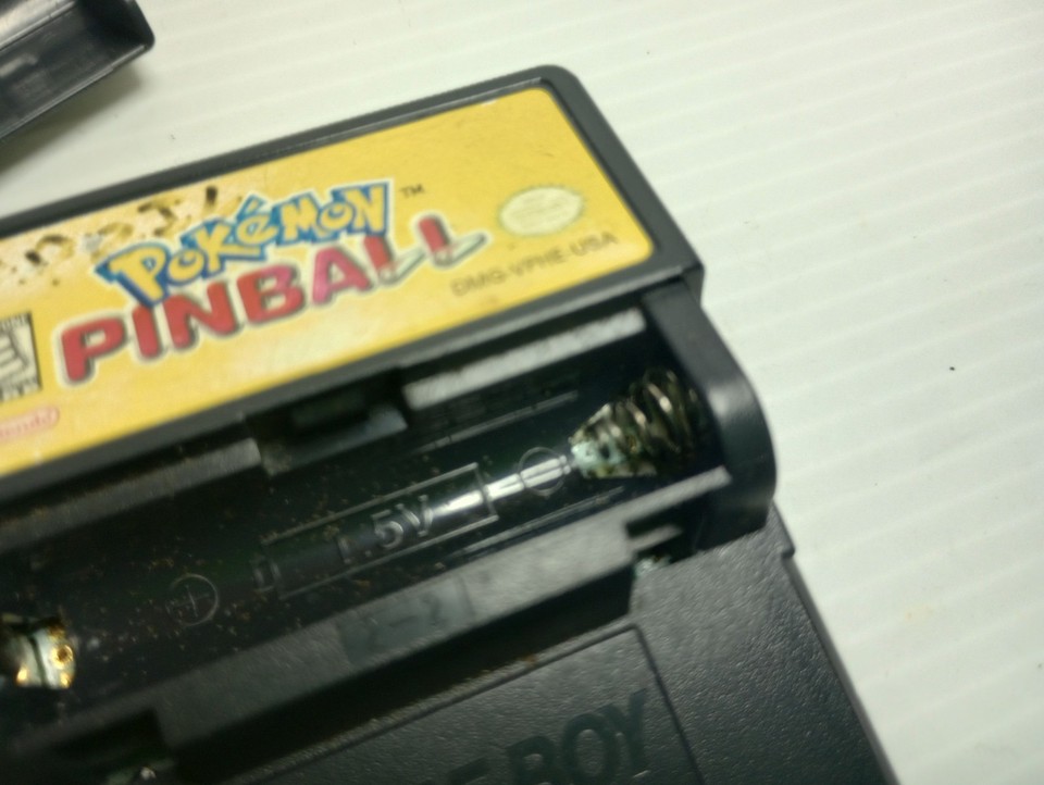 Pokemon Pinball Gameboy Color Cartridge with Battery Cover Tested ...