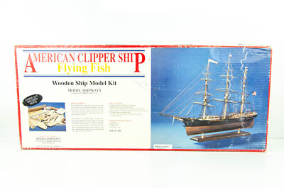 Model Shipways American Clipper Ship Flying Fish Balsa Wood Model Ship ...