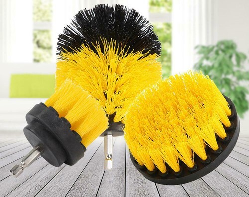 3pcs Grout Power Scrubber Clean Drill Brush Shower Cleaner Tool Ryobi ...