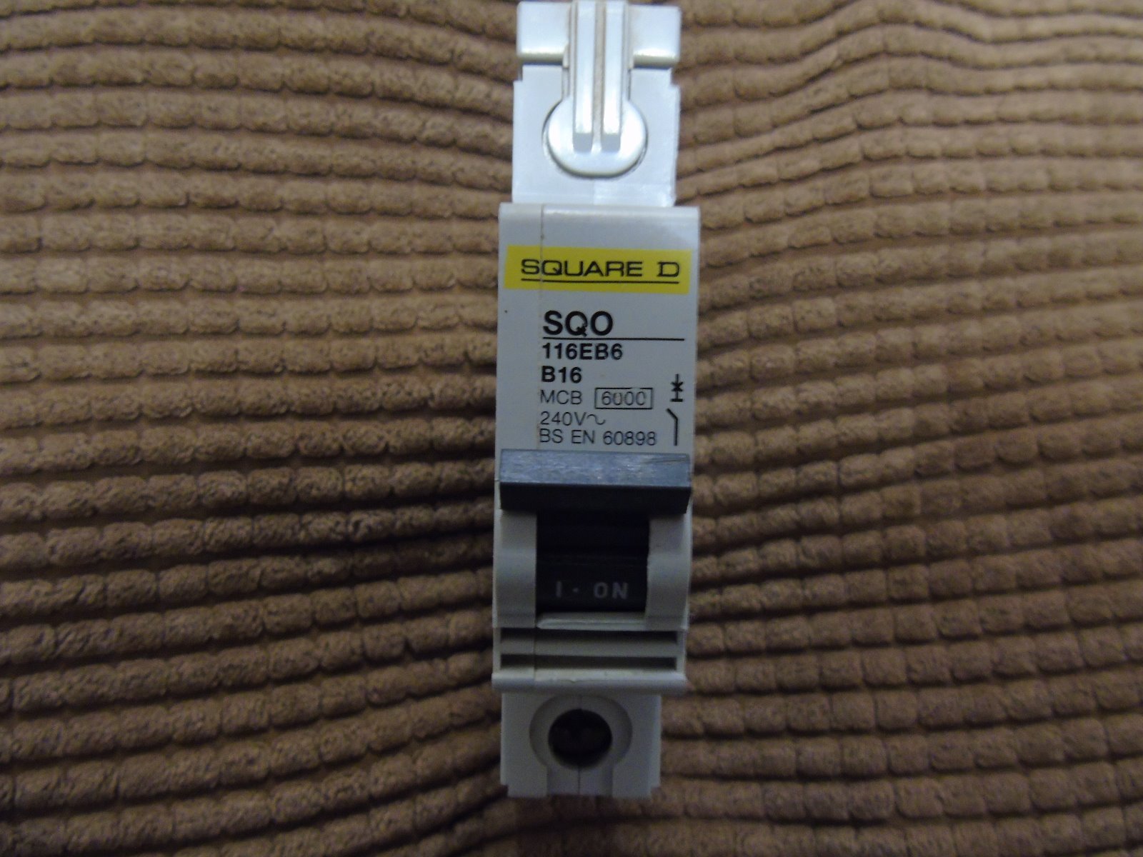 Square D SQO 16 Amp Type B Mcb Quickline 116EB6 Free Delivery | eBay UK